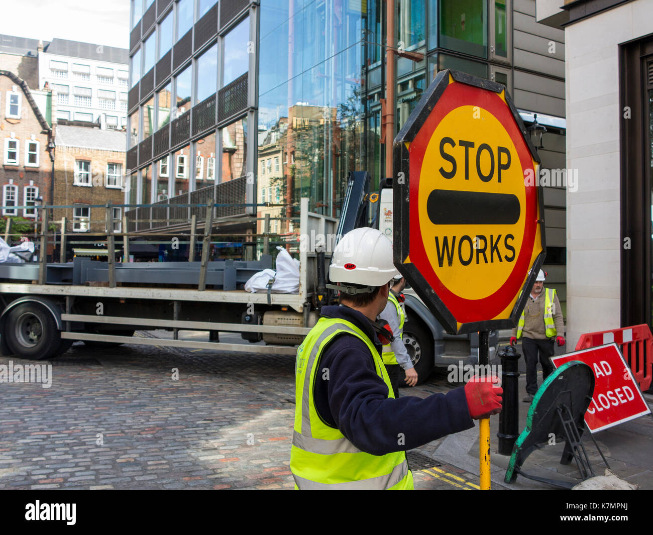 Private road sign construction site hi-res stock photography and images ...
