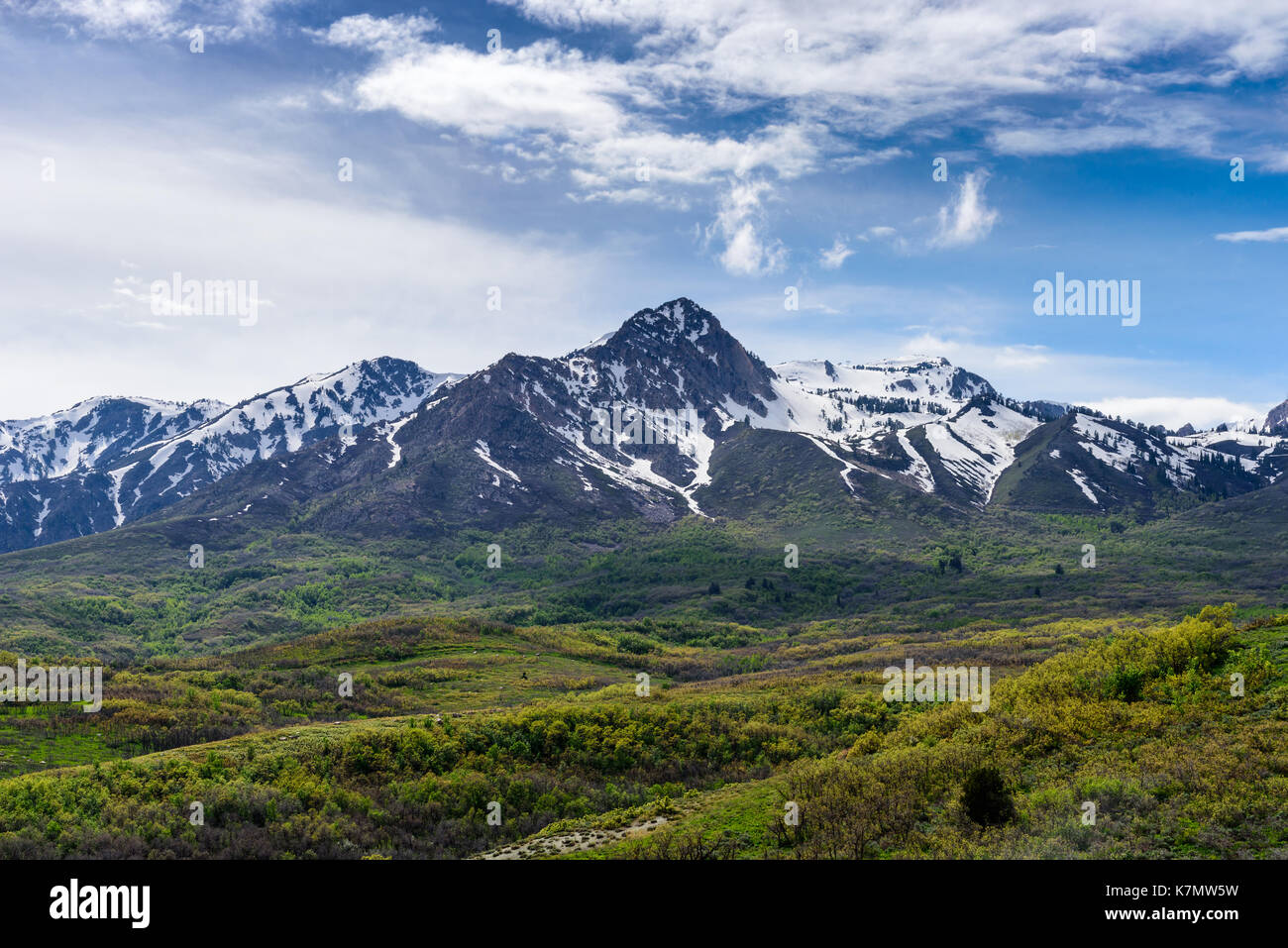 Northern wasatch mountains hi-res stock photography and images - Alamy