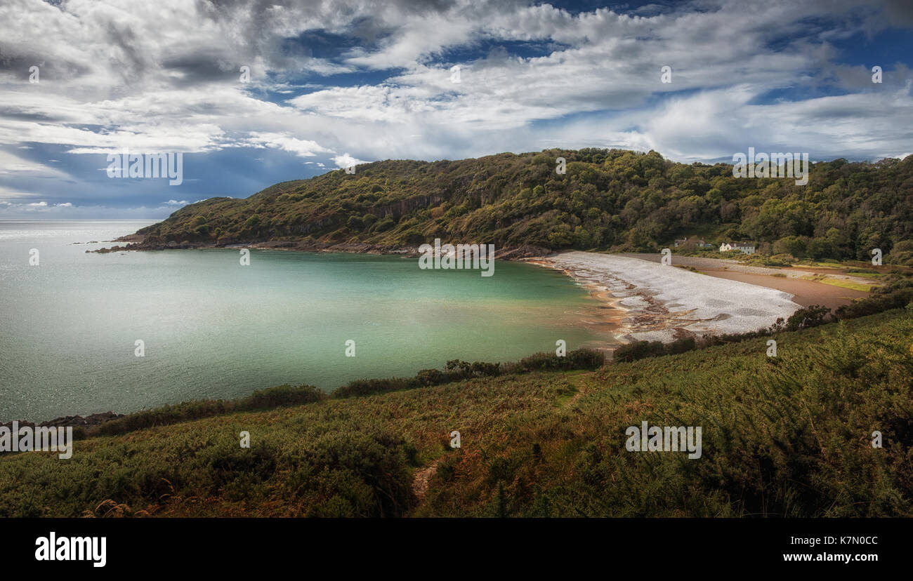 Pwll Du Bay Swansea Stock Photo - Alamy