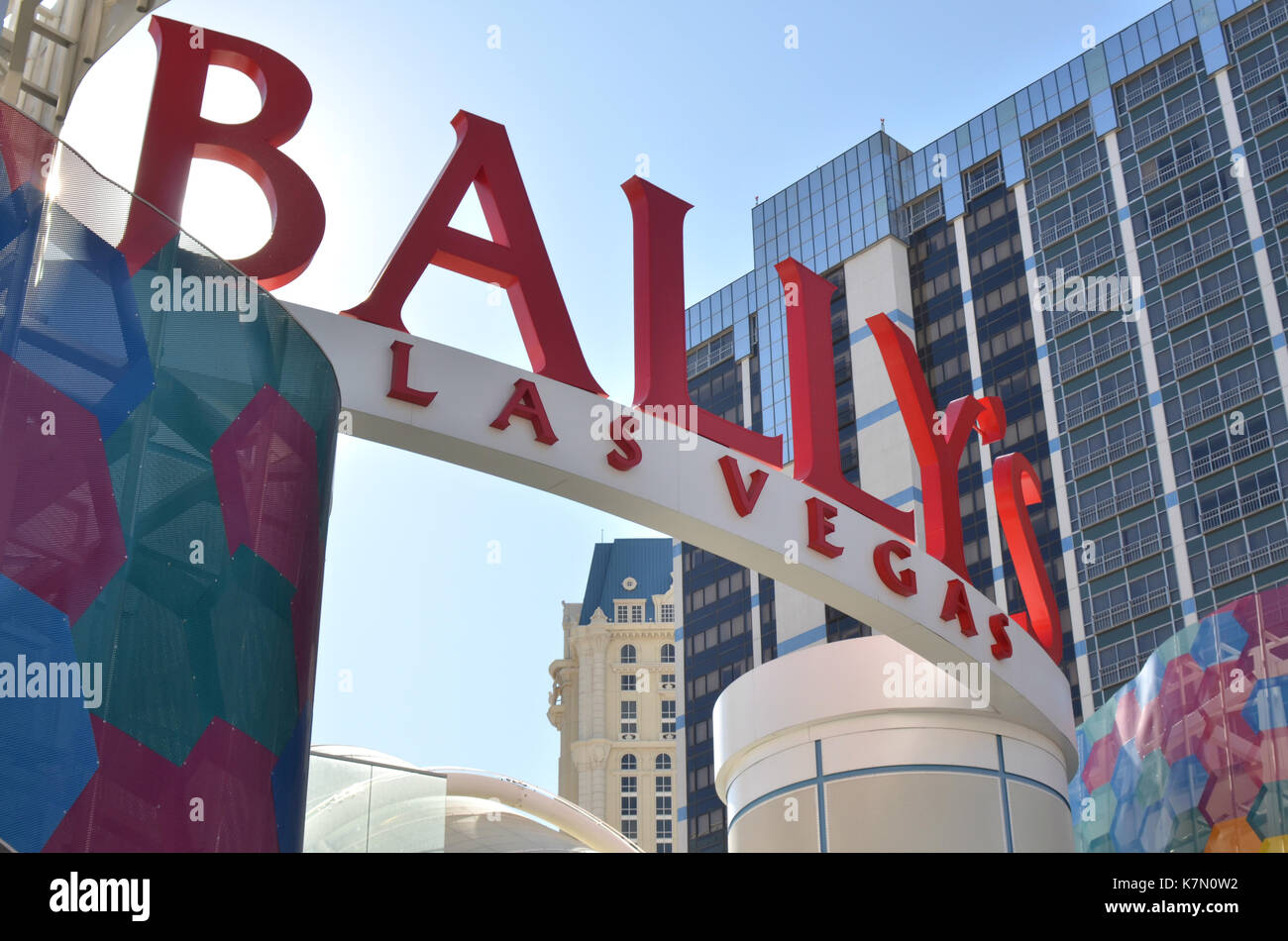 BALLYS sign Las Vegas Stock Photo - Alamy