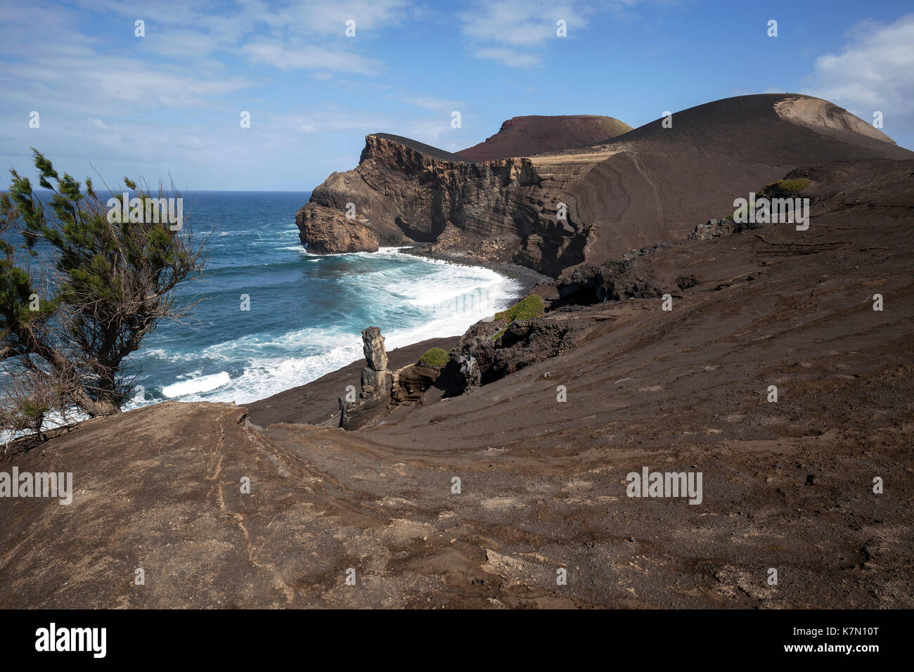 Volcanic landscape, Vulcão dos Capelinhos, Ponta dos Capelinhos, Capelo ...