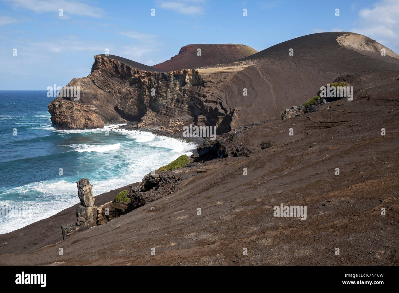 Volcanic landscape, Vulcão dos Capelinhos, Ponta dos Capelinhos, Capelo ...