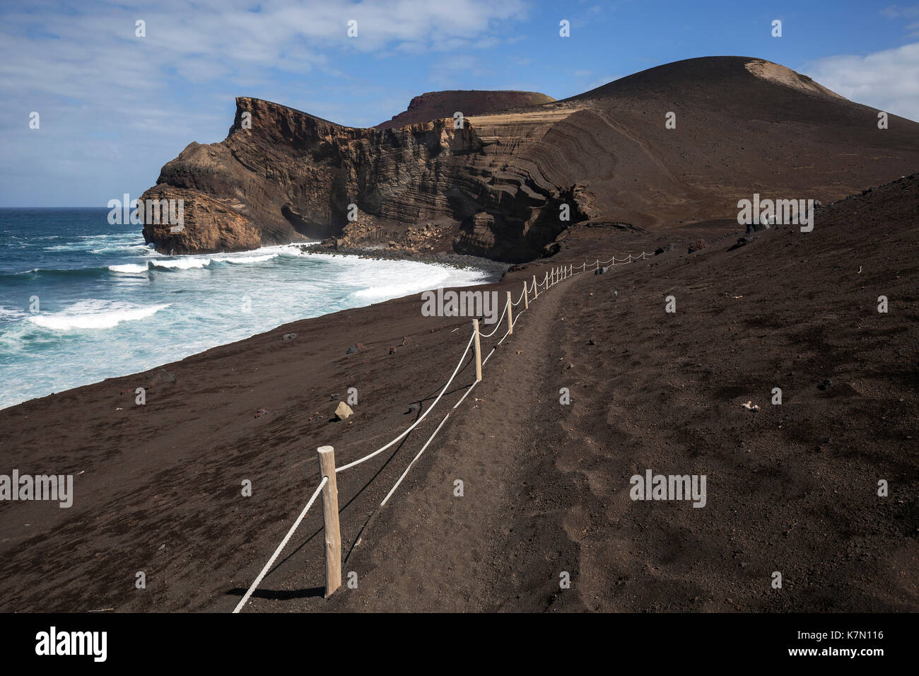 Volcanic landscape, Vulcão dos Capelinhos, Ponta dos Capelinhos, Capelo ...