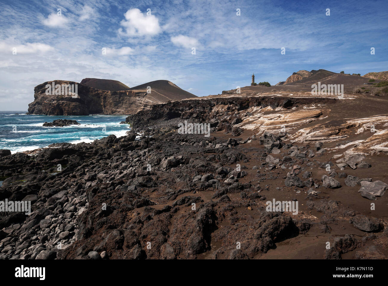 Volcanic landscape, Vulcão dos Capelinhos, Ponta dos Capelinhos, Capelo ...