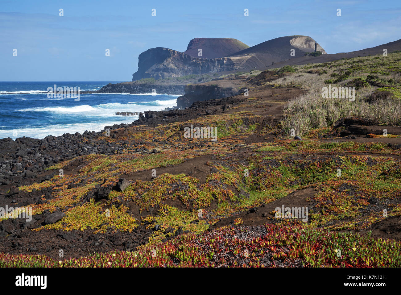 Volcanic landscape, Vulcão dos Capelinhos, Ponta dos Capelinhos, Capelo ...
