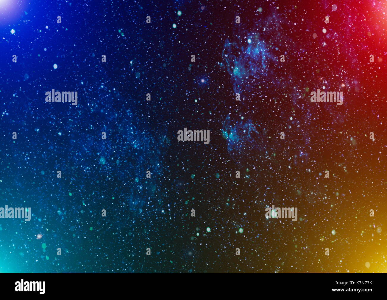 Colorful Starry Night Sky Outer Space background Stock Photo - Alamy