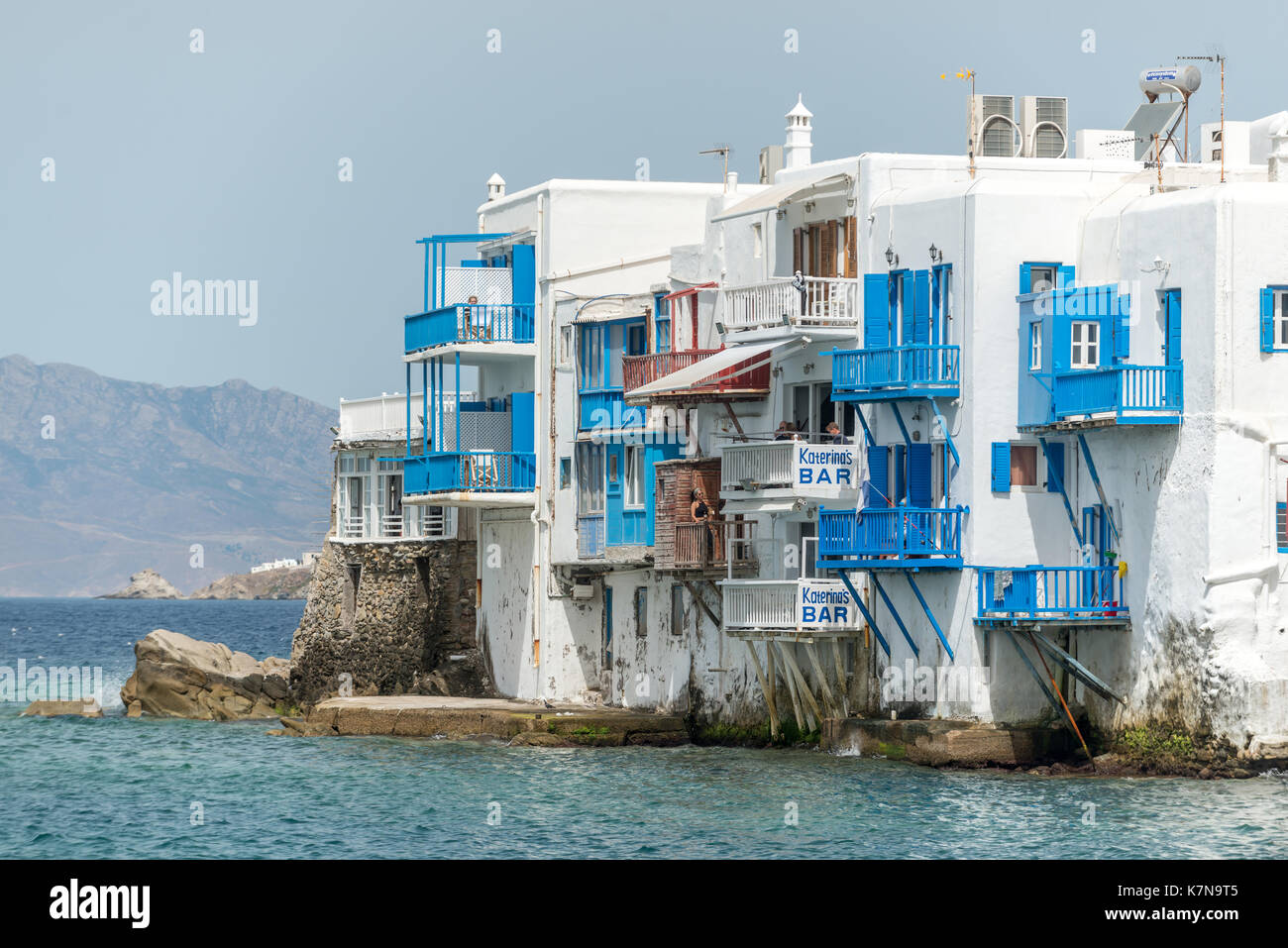 The island of Mykonos in Greece Stock Photo - Alamy