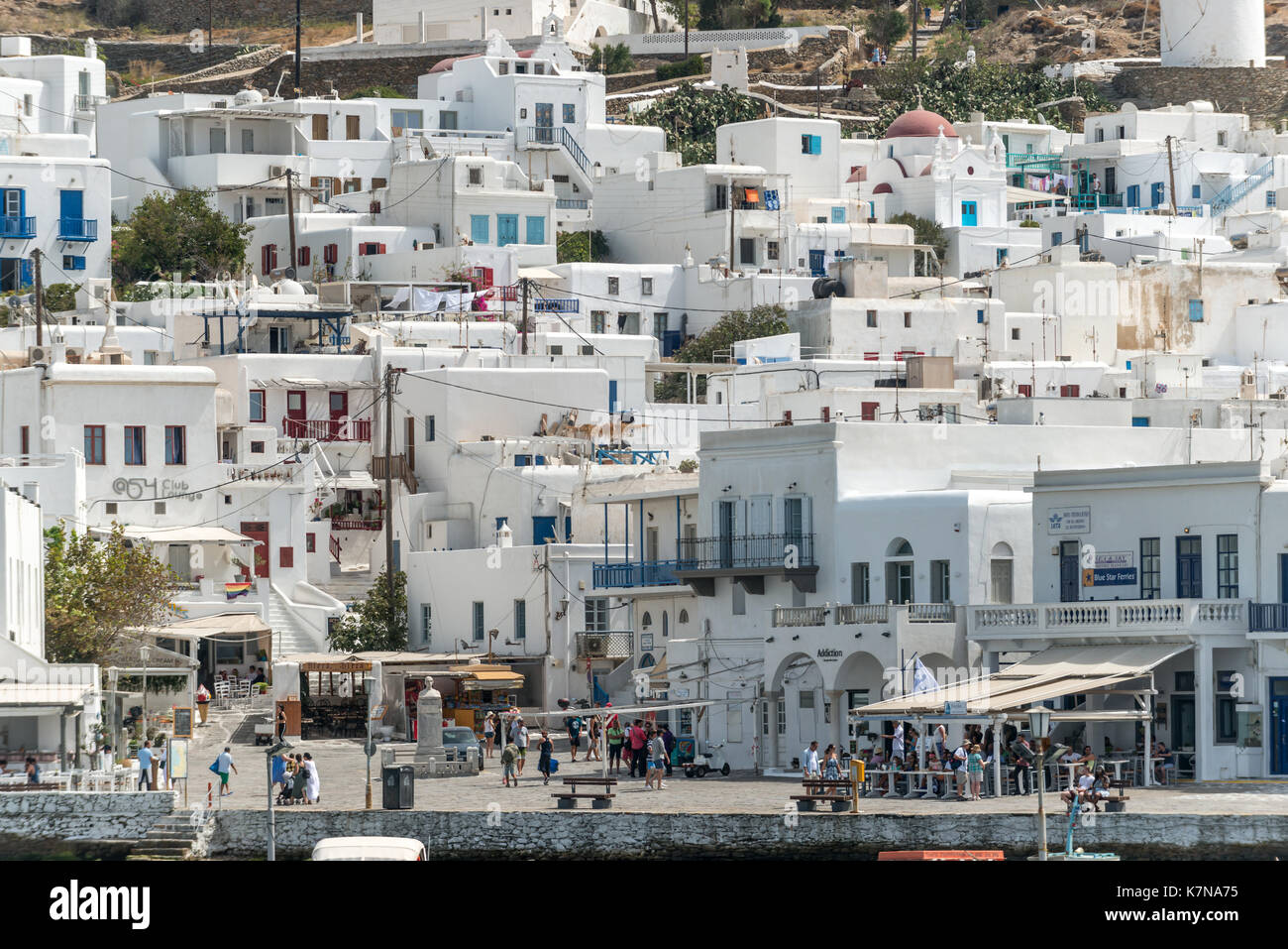 The island of Mykonos in Greece Stock Photo - Alamy