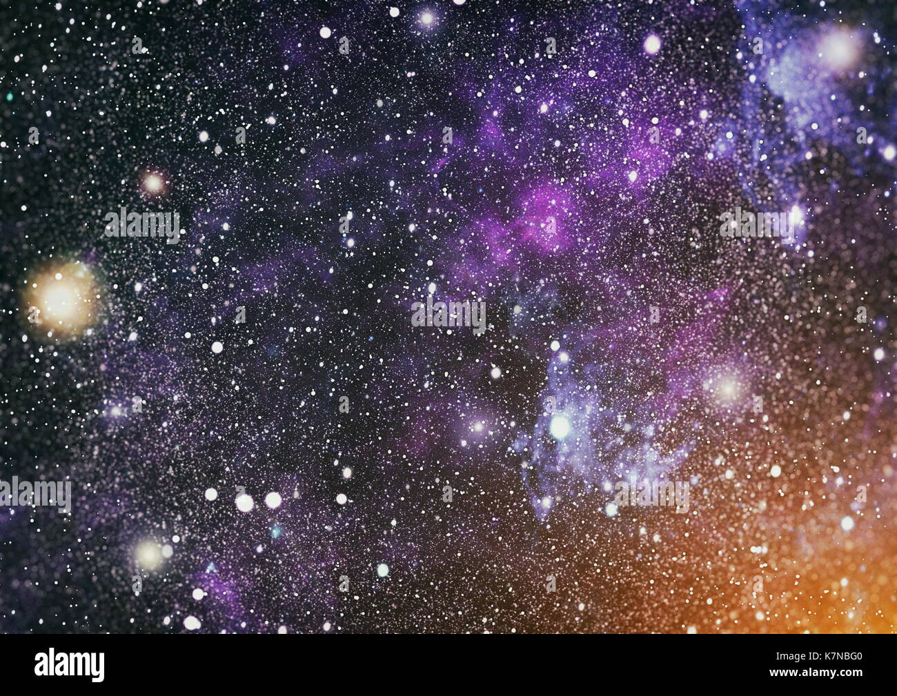 Deep space. High definition star field background . Starry outer space ...