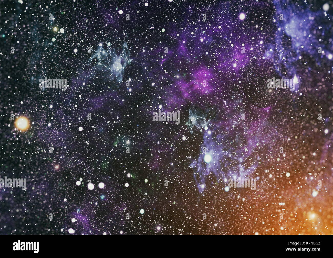 Deep space. High definition star field background . Starry outer space ...
