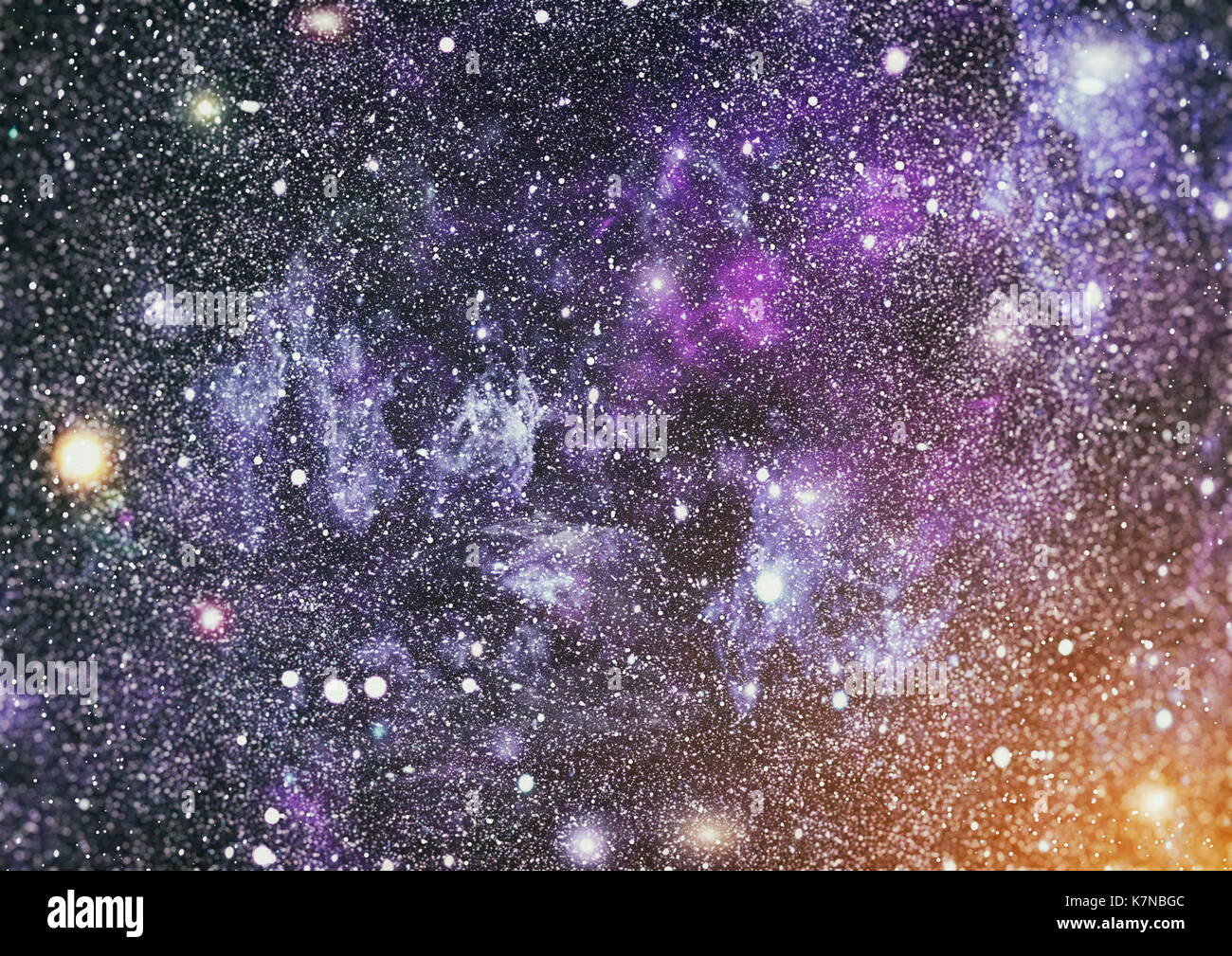 Deep space. High definition star field background . Starry outer space ...
