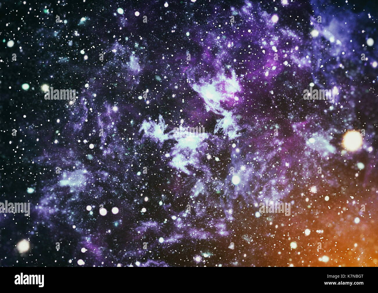 Deep space. High definition star field background . Starry outer space ...