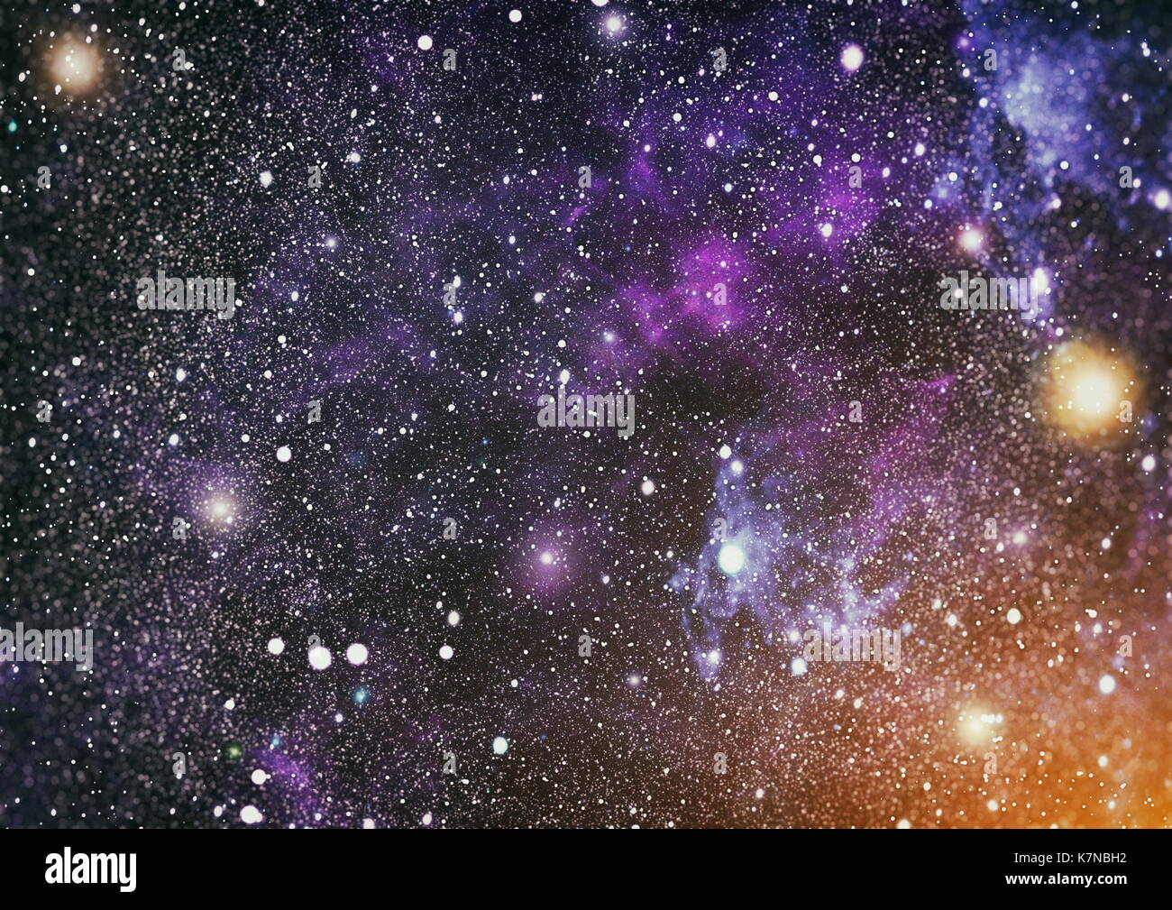 Deep space. High definition star field background . Starry outer space ...