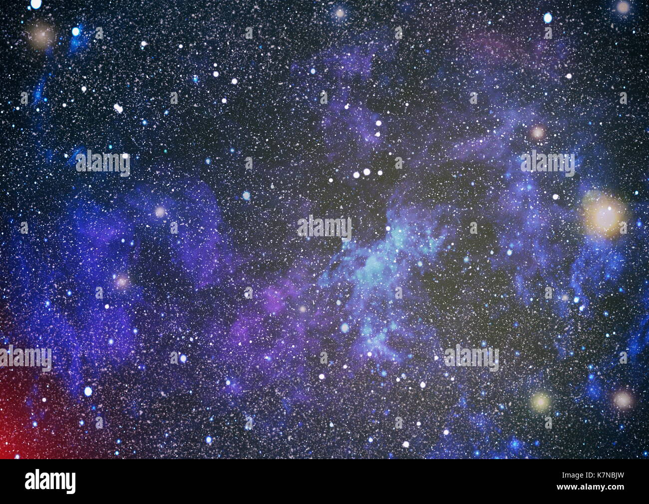 Deep space. High definition star field background . Starry outer space ...