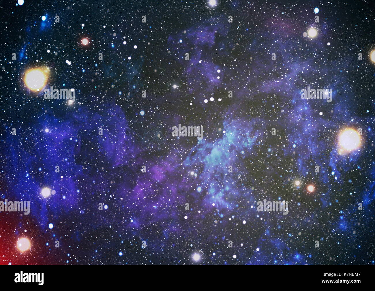 Deep space. High definition star field background . Starry outer space ...