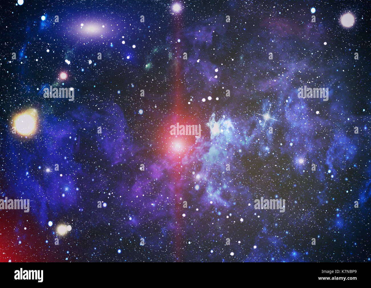 Deep space. High definition star field background . Starry outer space ...