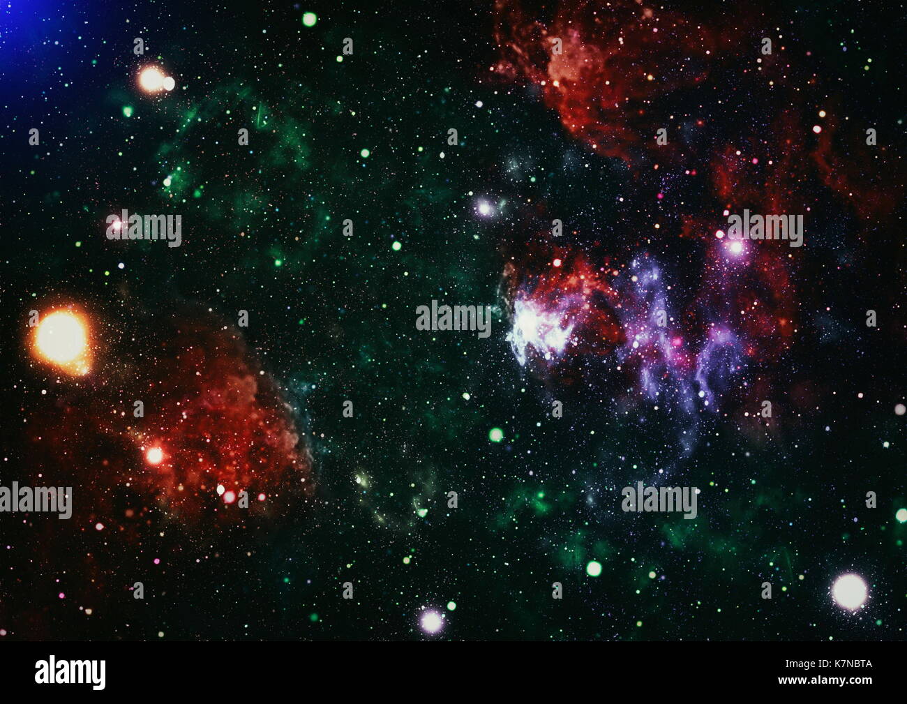 Deep space. High definition star field background . Starry outer space ...