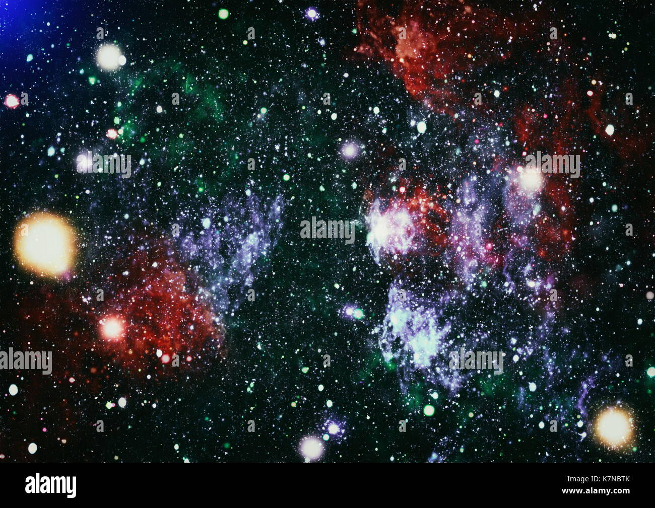 Deep space. High definition star field background . Starry outer space ...