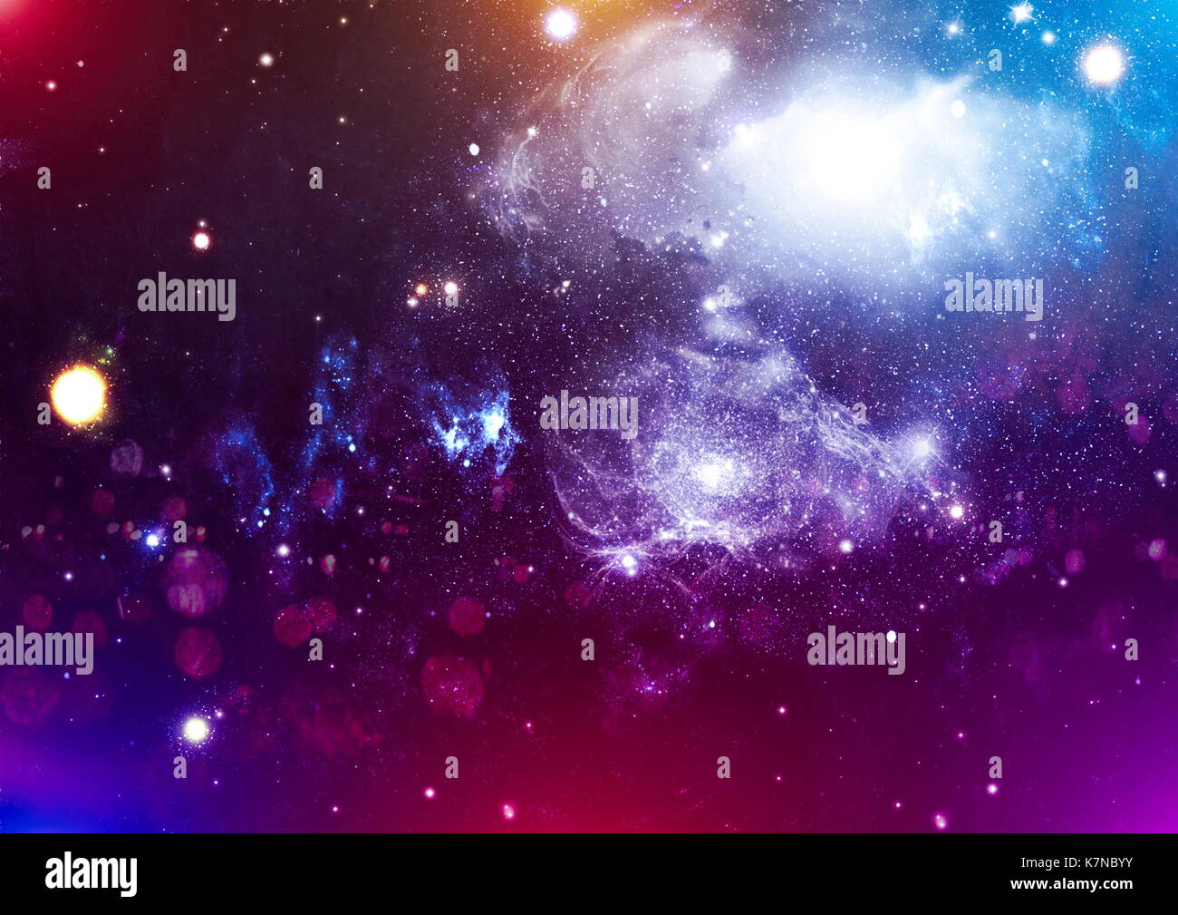 Deep space. High definition star field background . Starry outer space ...