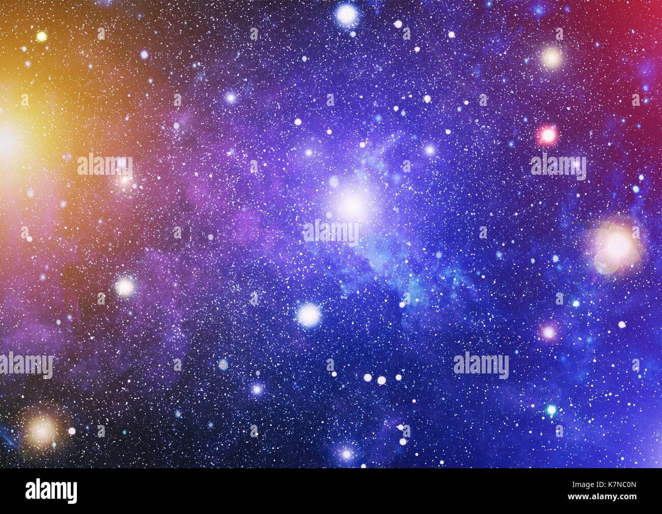 Deep space. High definition star field background . Starry outer space ...