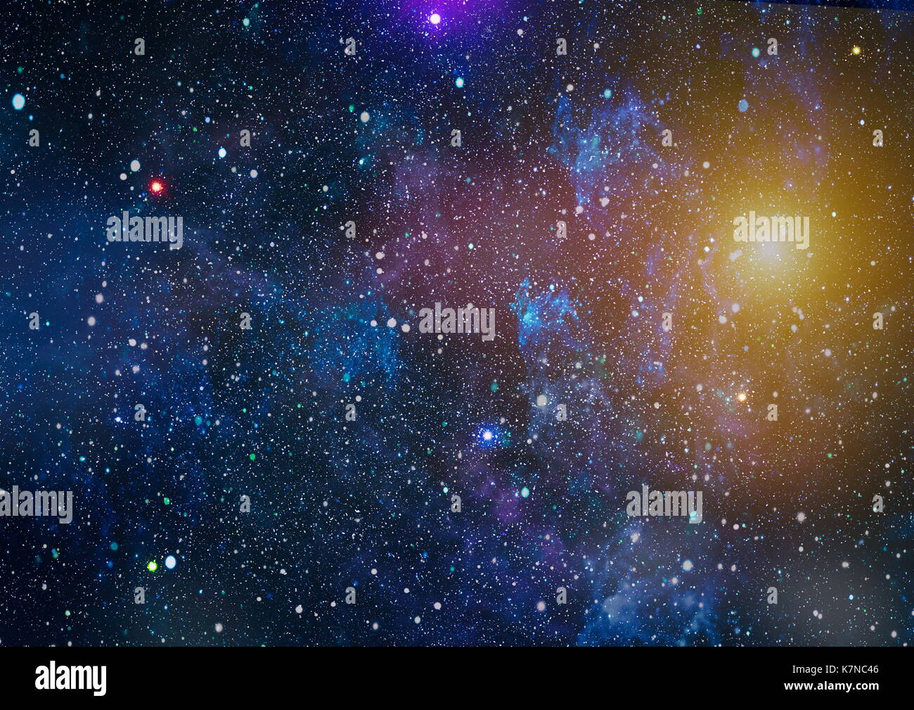 Deep space. High definition star field background . Starry outer space ...