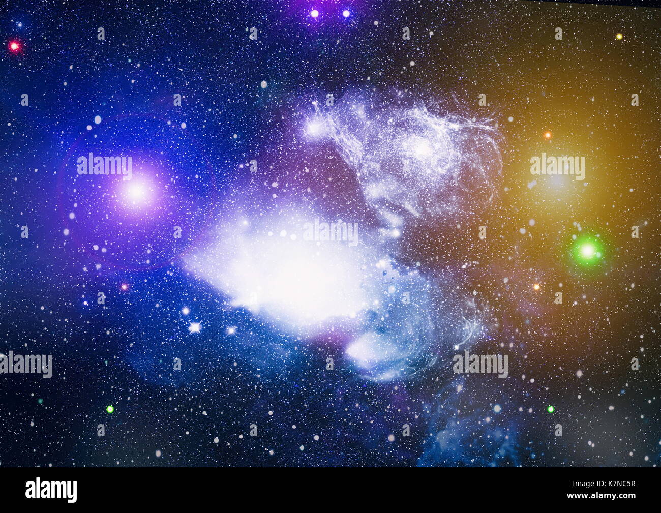 Deep space. High definition star field background . Starry outer space ...