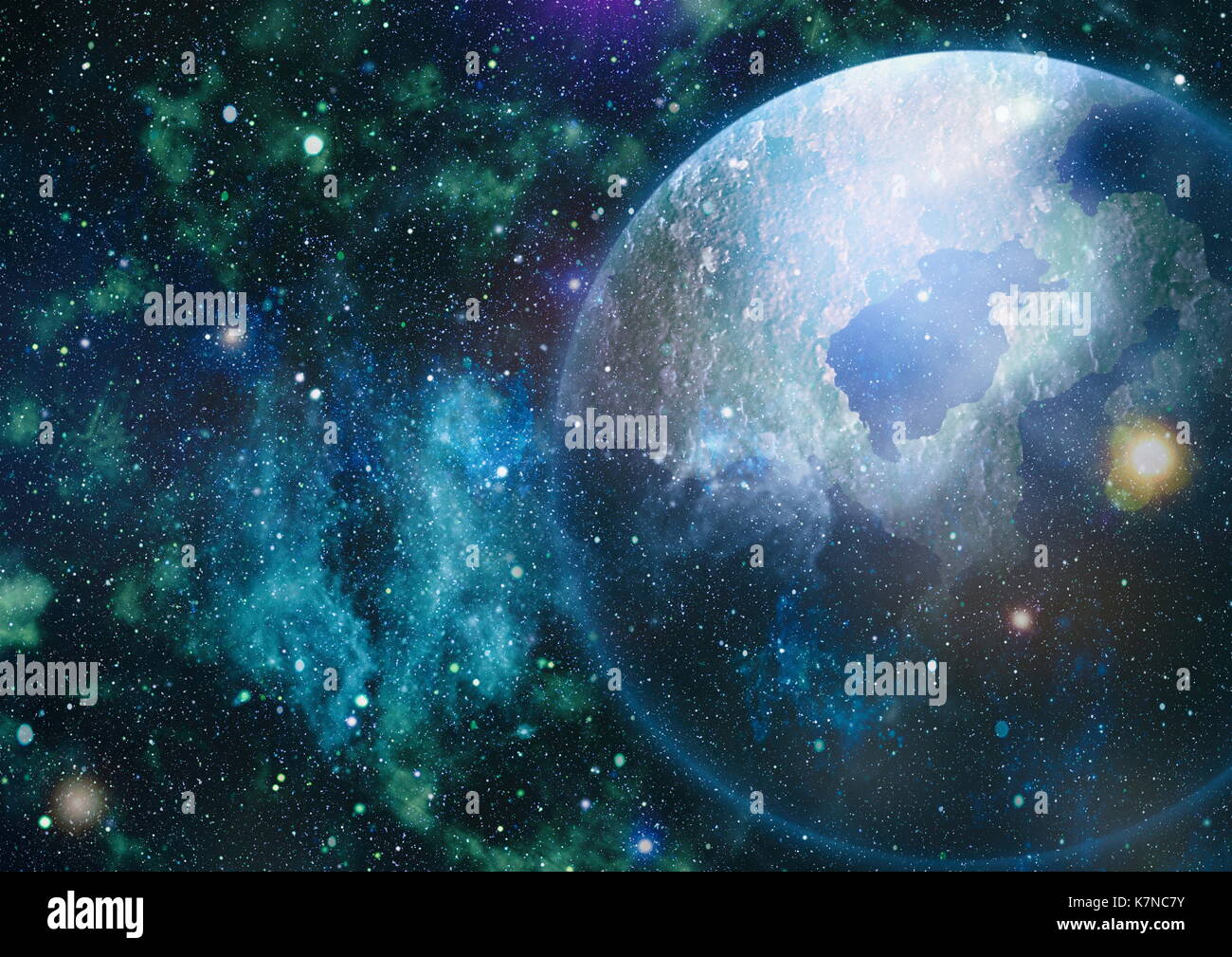 Deep space. High definition star field background . Starry outer space ...