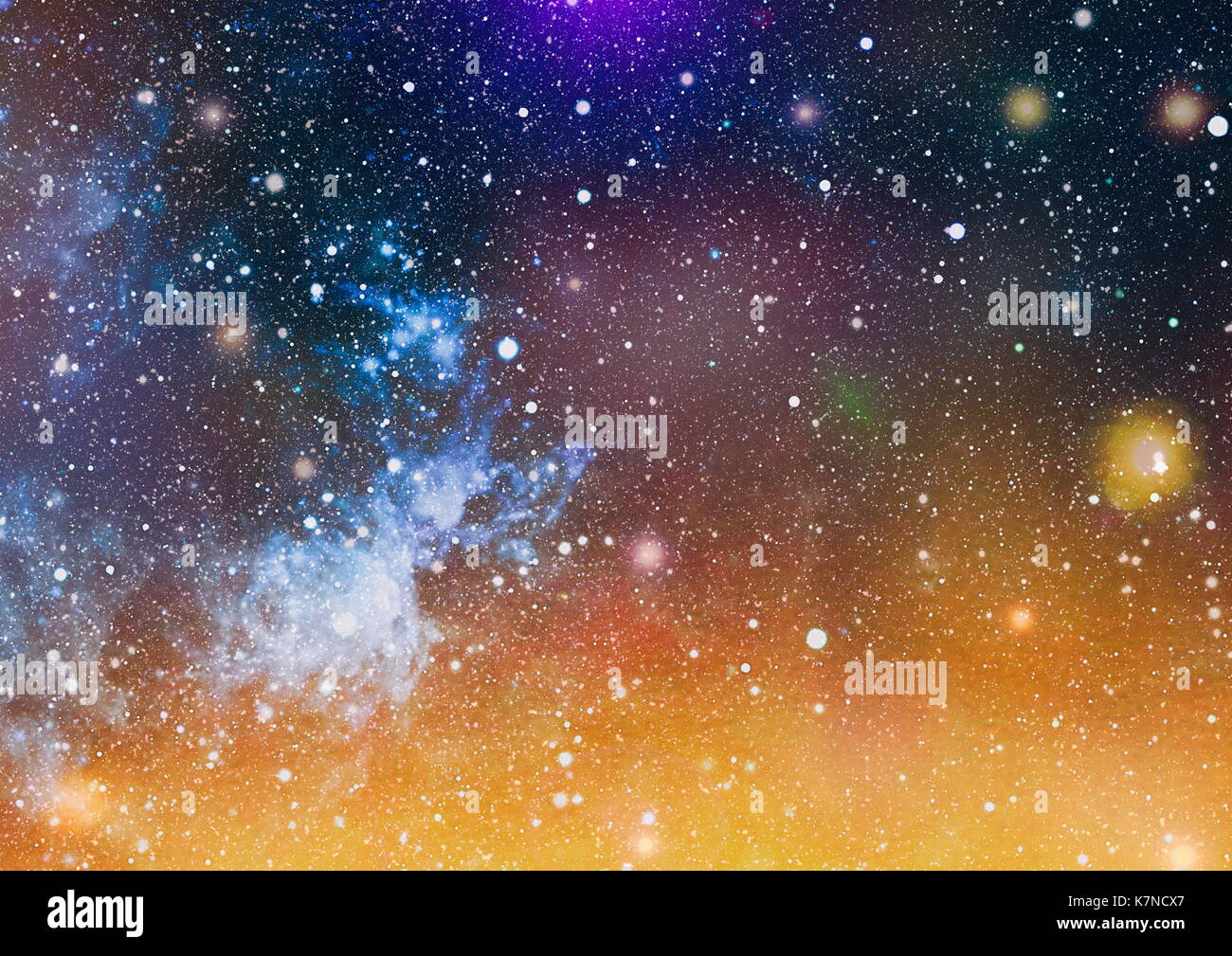 Deep space. High definition star field background . Starry outer space ...