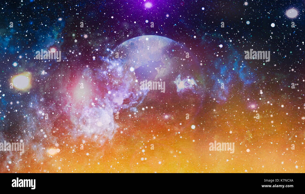 Deep space. High definition star field background . Starry outer space ...
