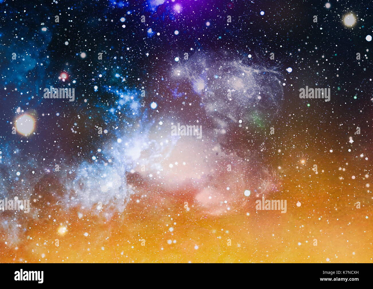 Deep space. High definition star field background . Starry outer space ...