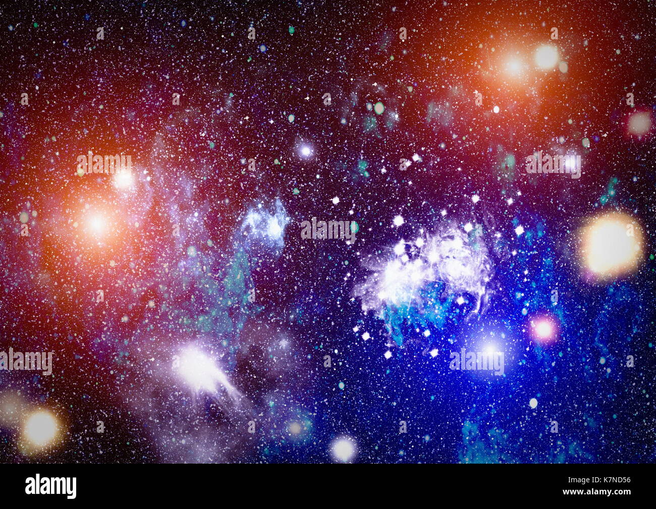 Deep space. High definition star field background . Starry outer space ...