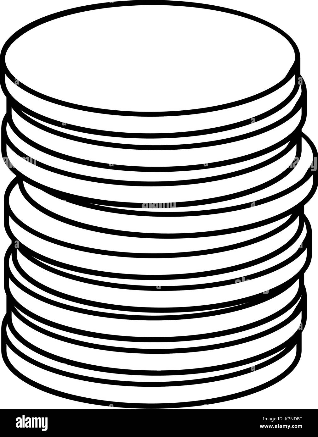 cartoon coin vector symbol icon design. Beautiful illustration isolated ...