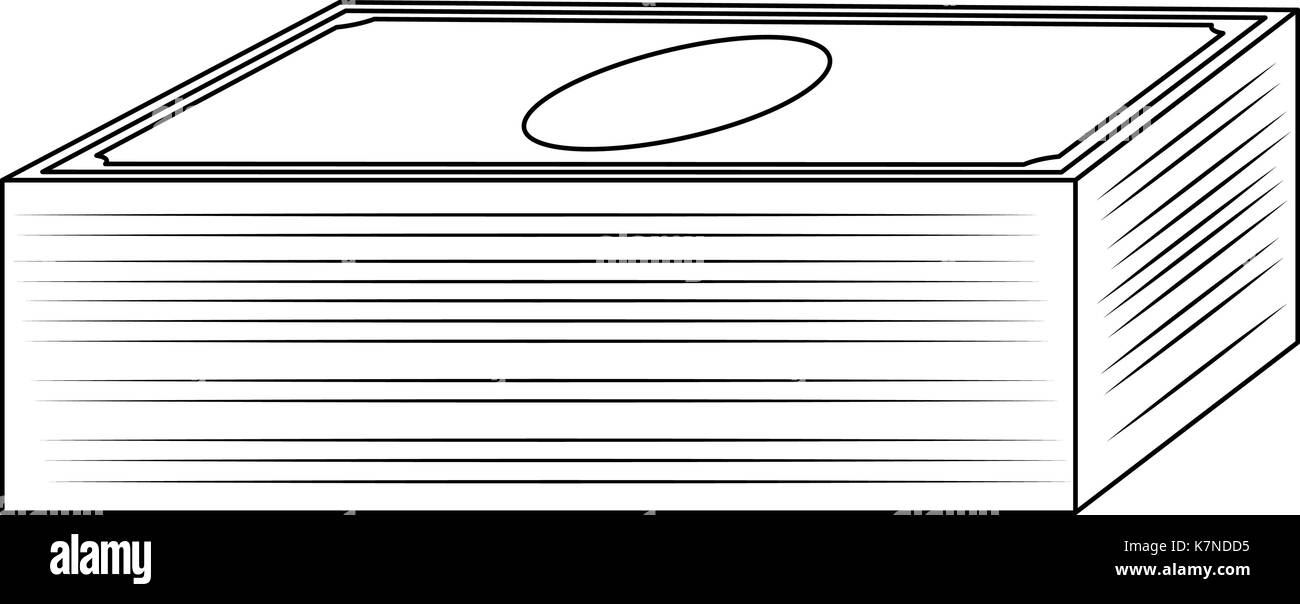 Money dollar note stack vector symbol icon design. Beautiful ...