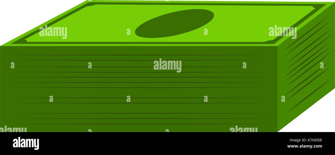 Money dollar note stack vector symbol icon design. Beautiful ...