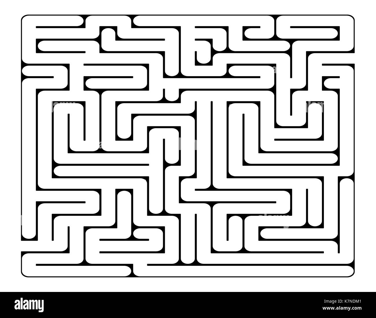 Square labyrinth maze icon symbol hi-res stock photography and images ...