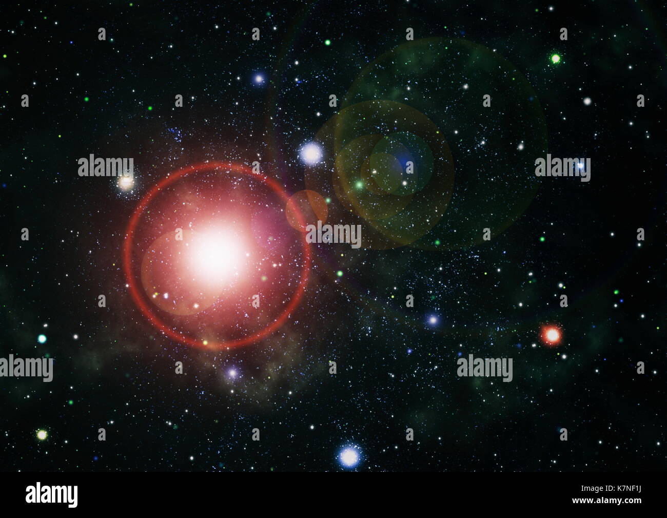 Deep space. High definition star field background . Starry outer space ...