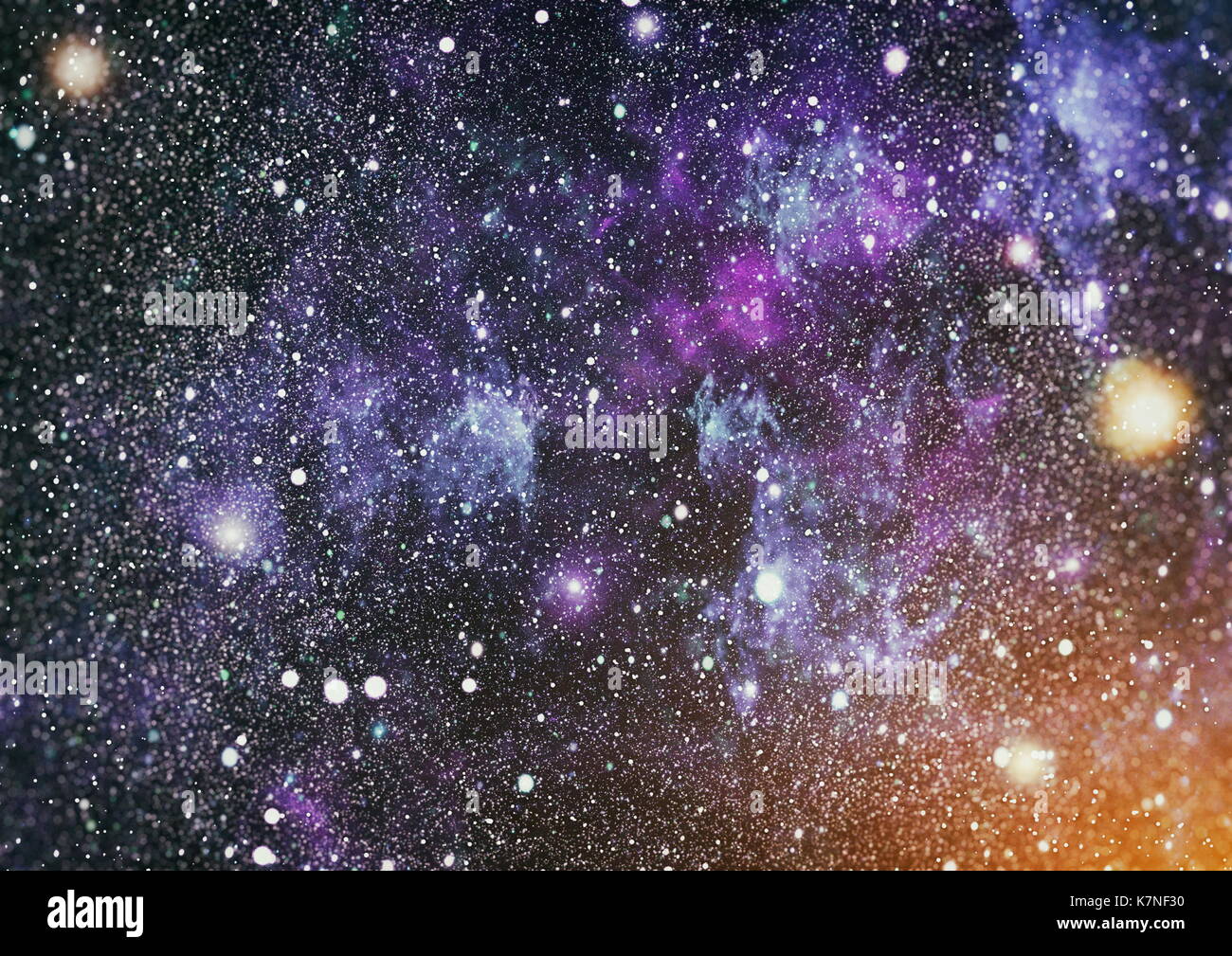 Deep space. High definition star field background . Starry outer space ...