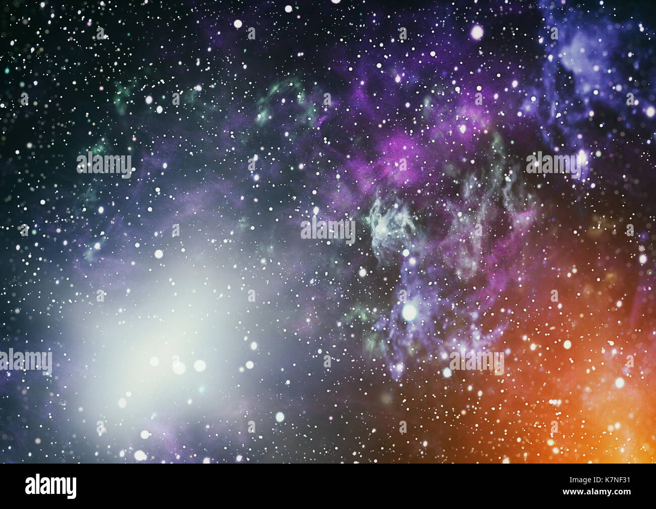 Deep space. High definition star field background . Starry outer space ...