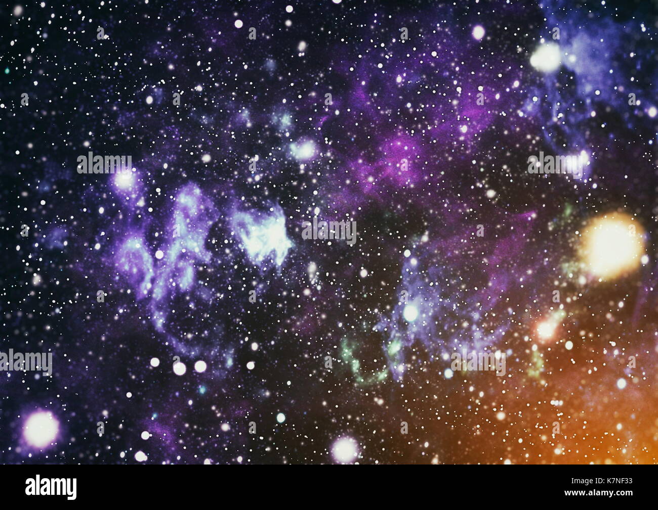 Deep space. High definition star field background . Starry outer space ...