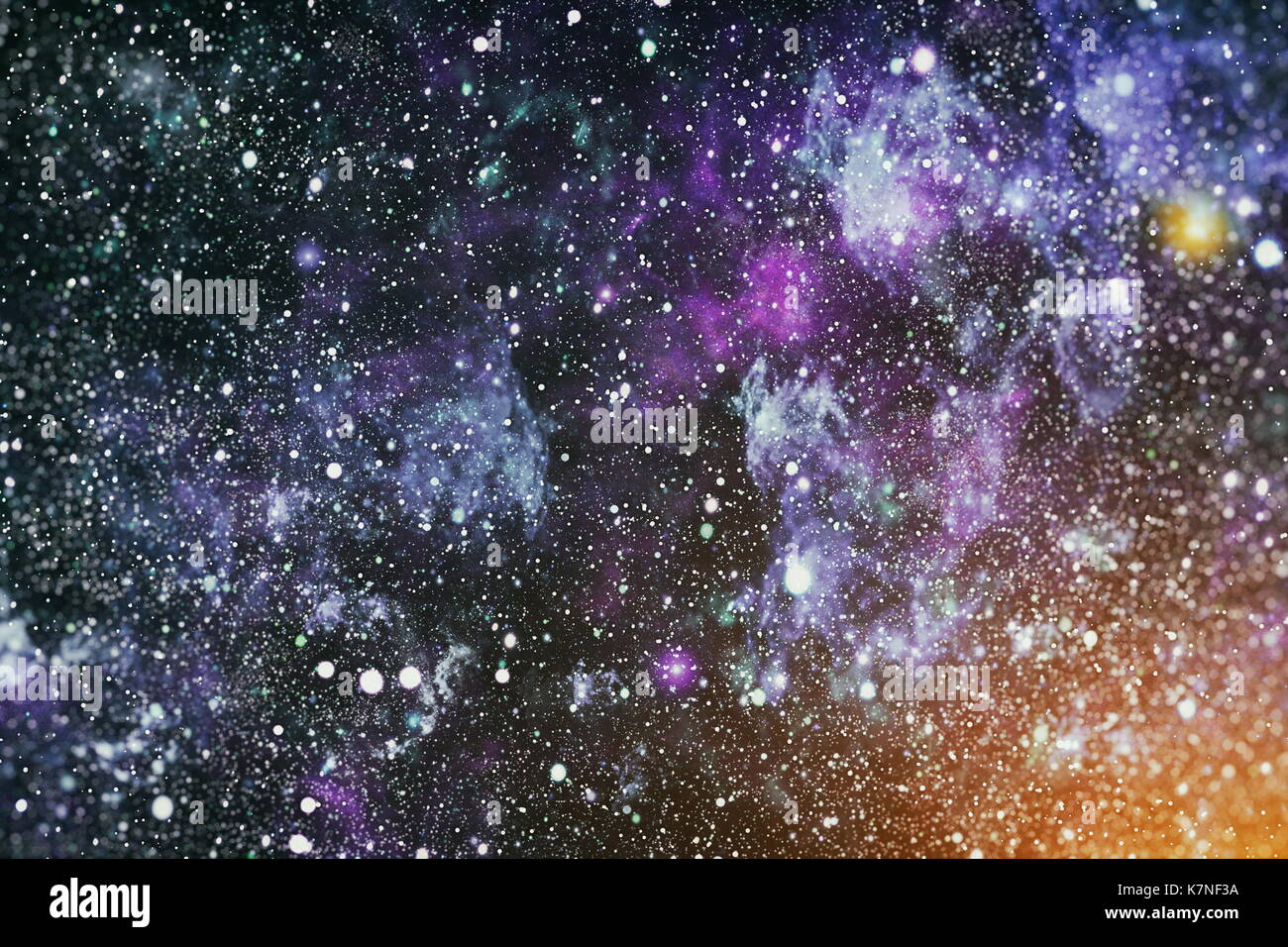 Deep space. High definition star field background . Starry outer space ...