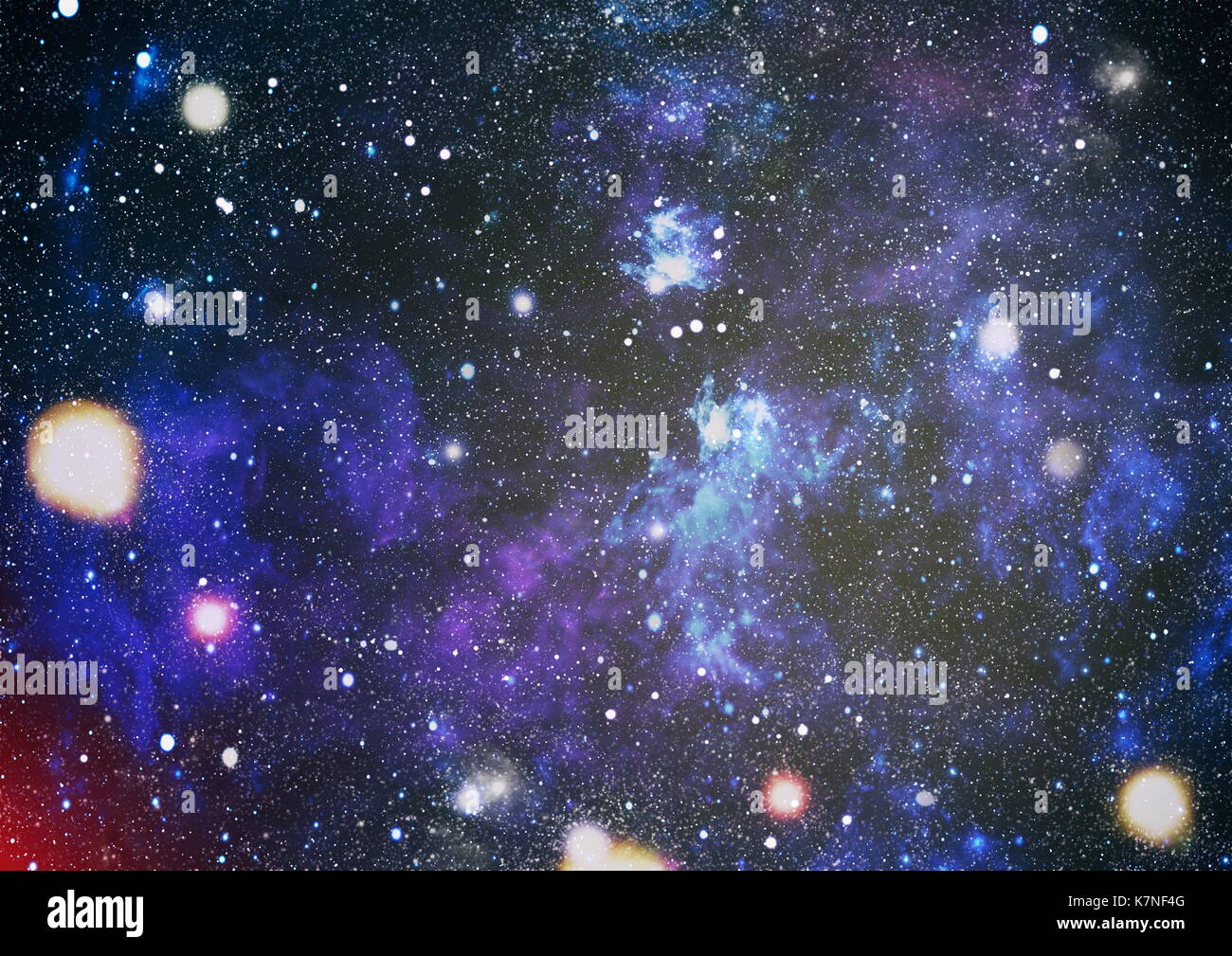 Deep space. High definition star field background . Starry outer space ...
