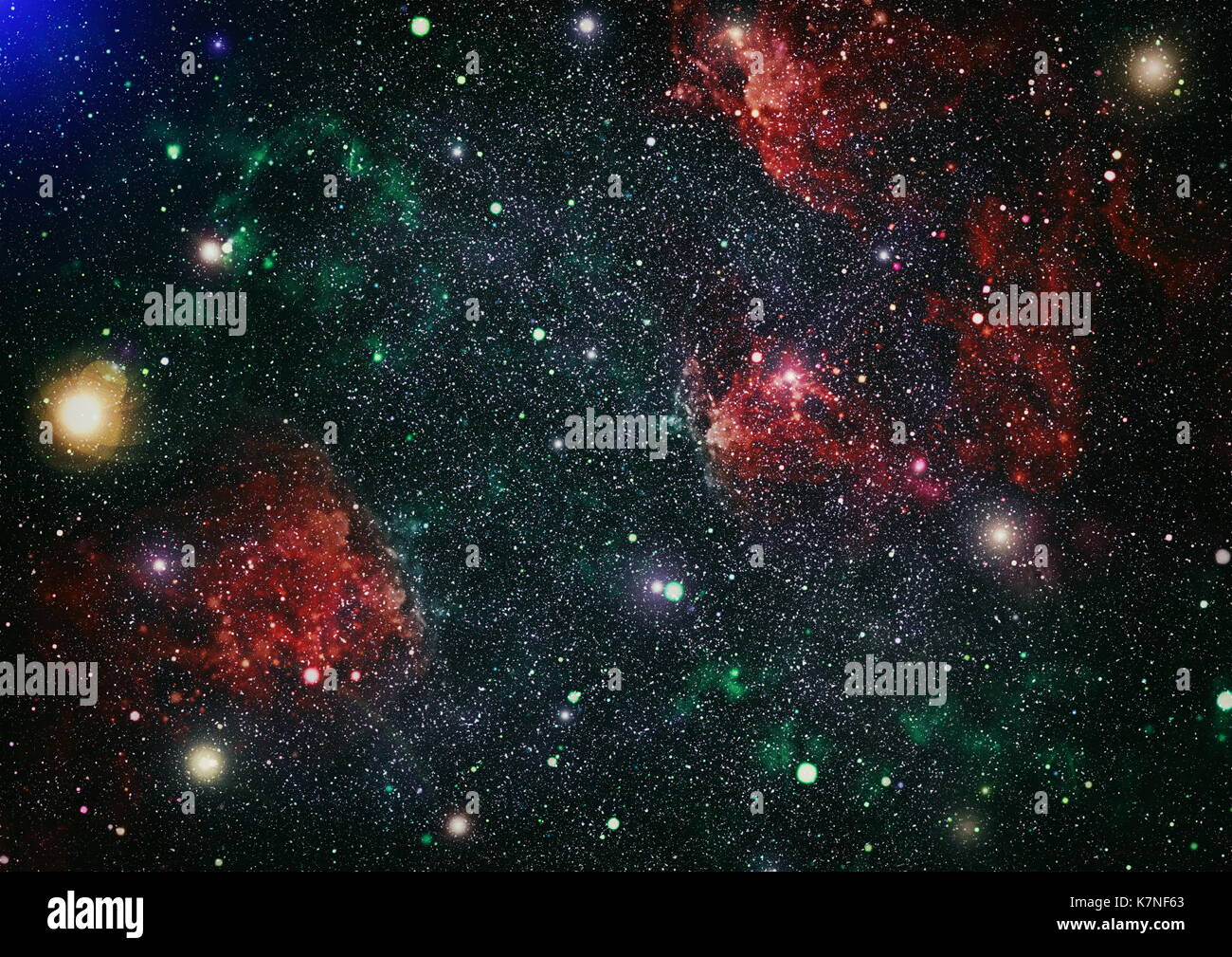 Deep space. High definition star field background . Starry outer space ...