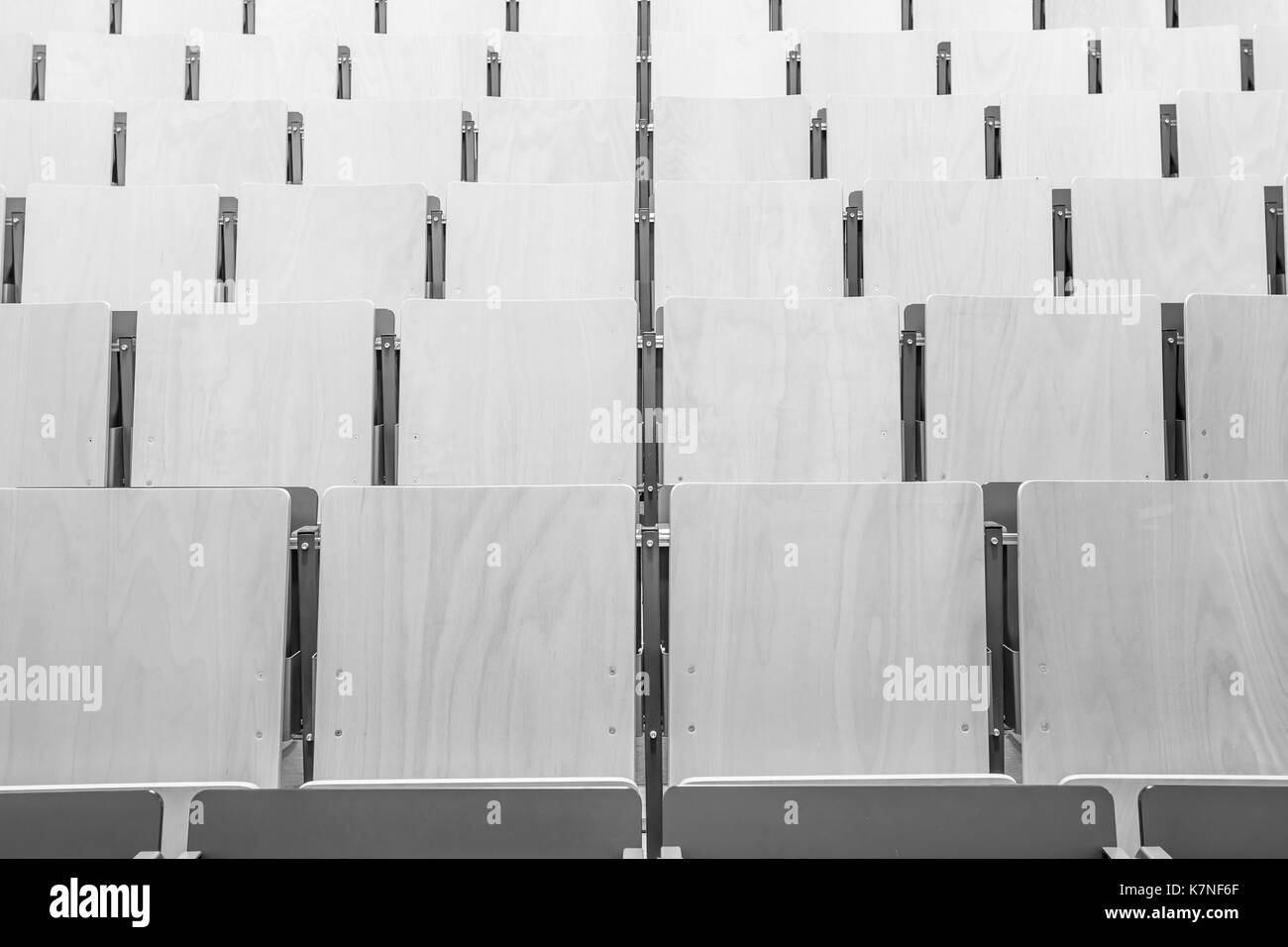 View empty chairs in Black and White Stock Photos & Images - Alamy