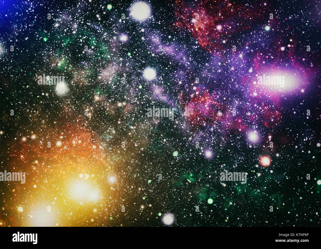 Deep space. High definition star field background . Starry outer space ...