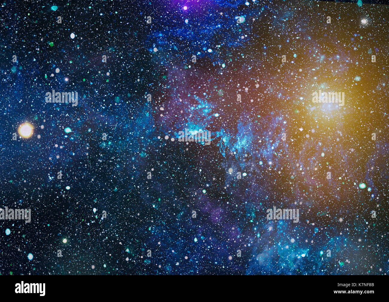 Deep space. High definition star field background . Starry outer space ...