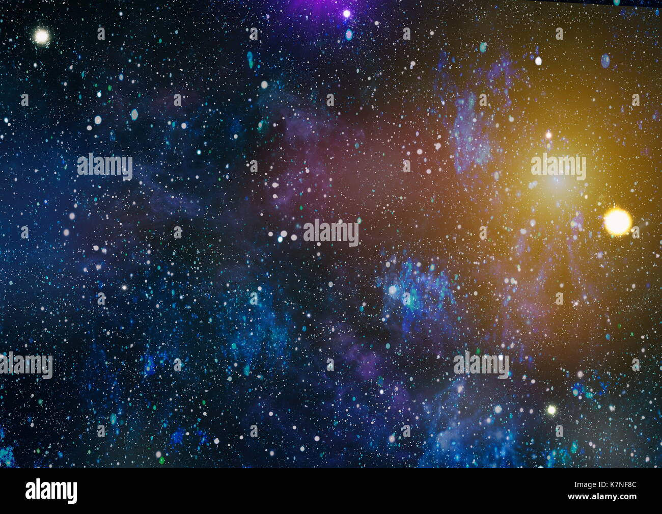 Deep space. High definition star field background . Starry outer space ...
