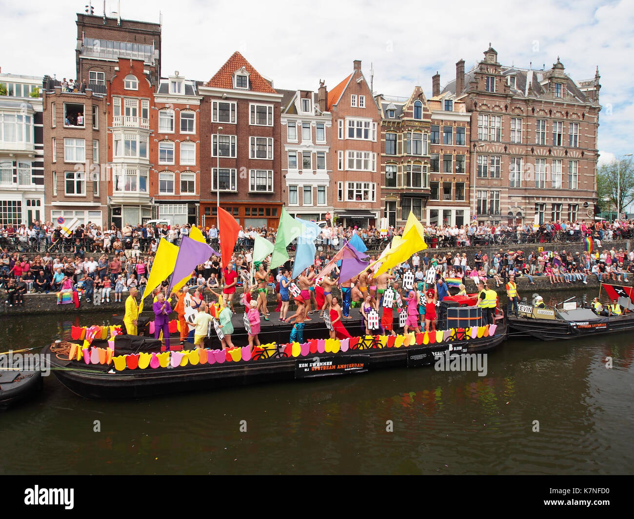 Boat 37 is one of the vessels participating in the 2017 Canal Parade in ...