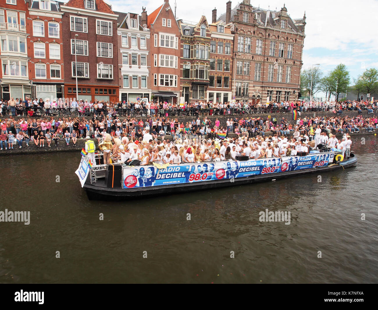 Photograph of Boat 60 from the Radio Decibel float during the Canal ...