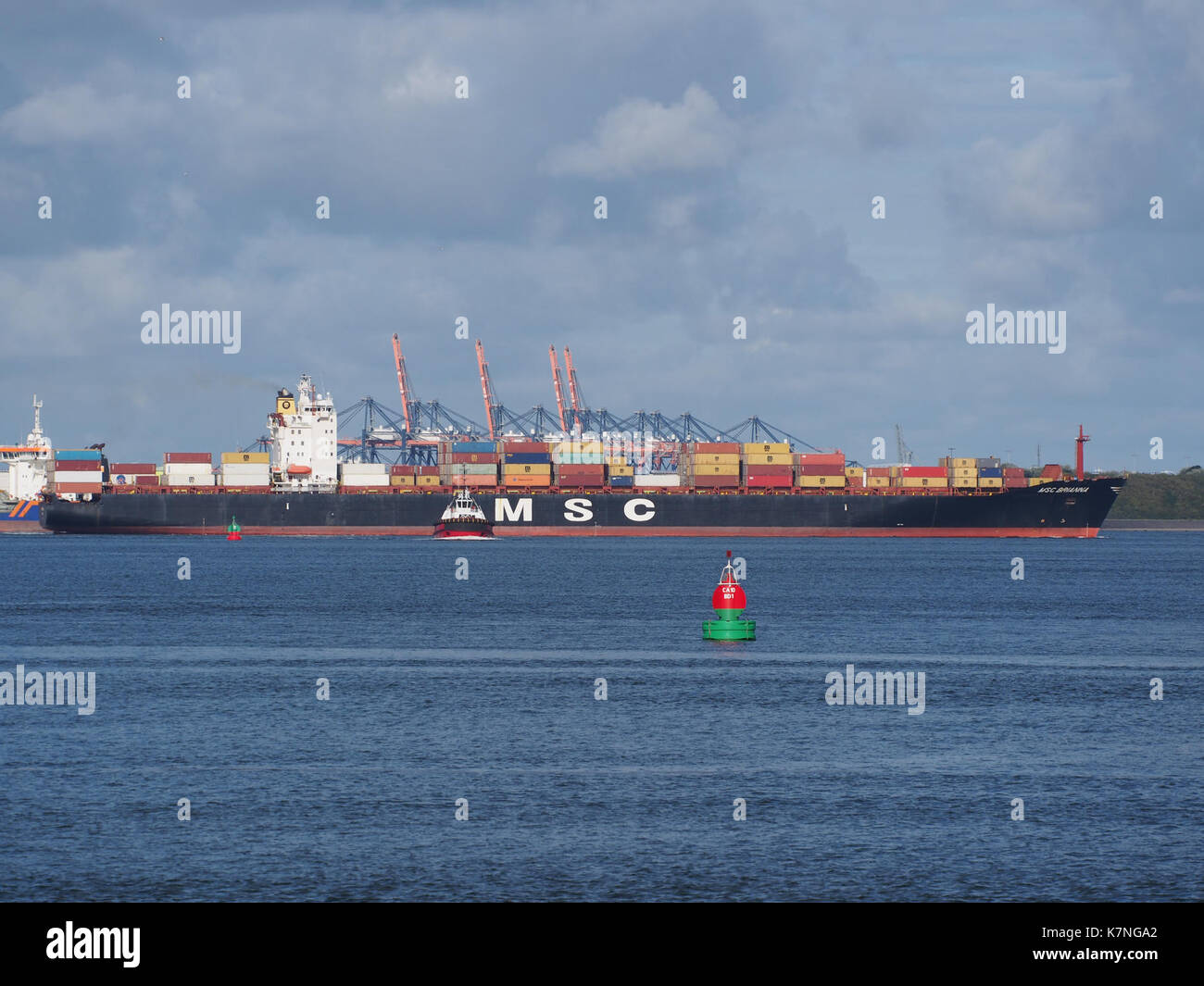 The MSC Brianna, a cargo ship built in 1996, is photographed at the ...