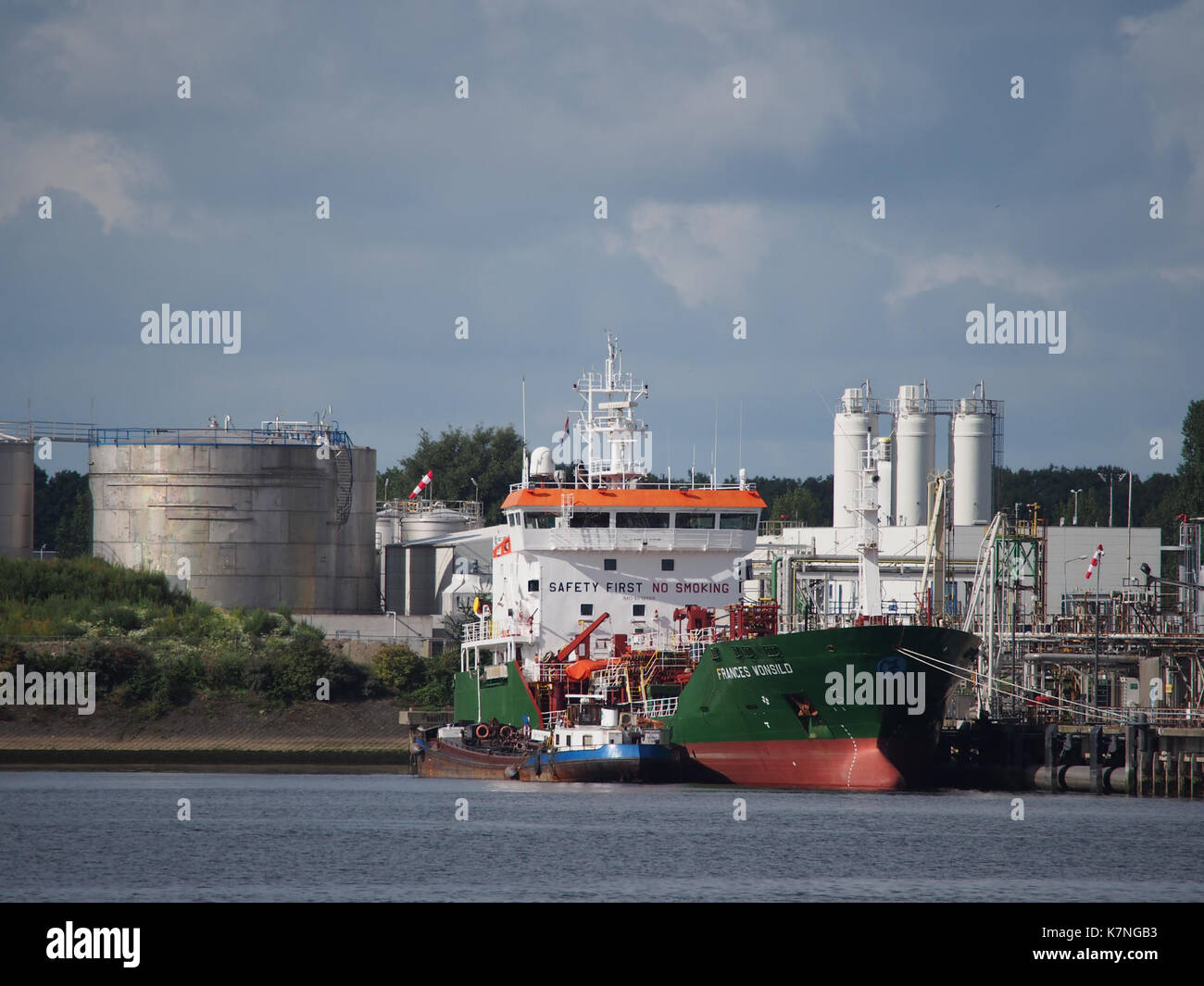 The Frances Wonsild, a 1994-built ship, is seen navigating through the ...
